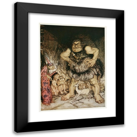 Arthur Rackham 11x14 Black Modern Framed Museum Art Print Titled - The ...