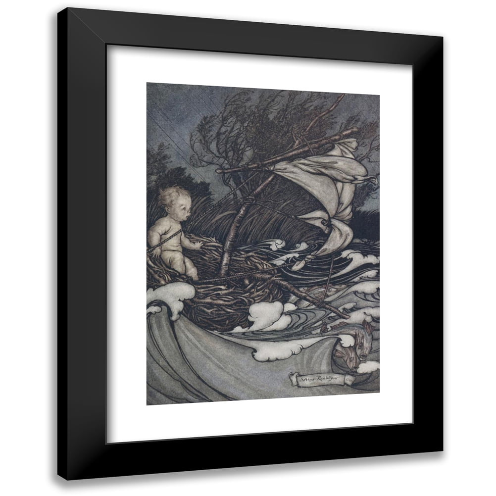 Arthur Rackham 11x14 Black Modern Framed Museum Art Print Titled ...