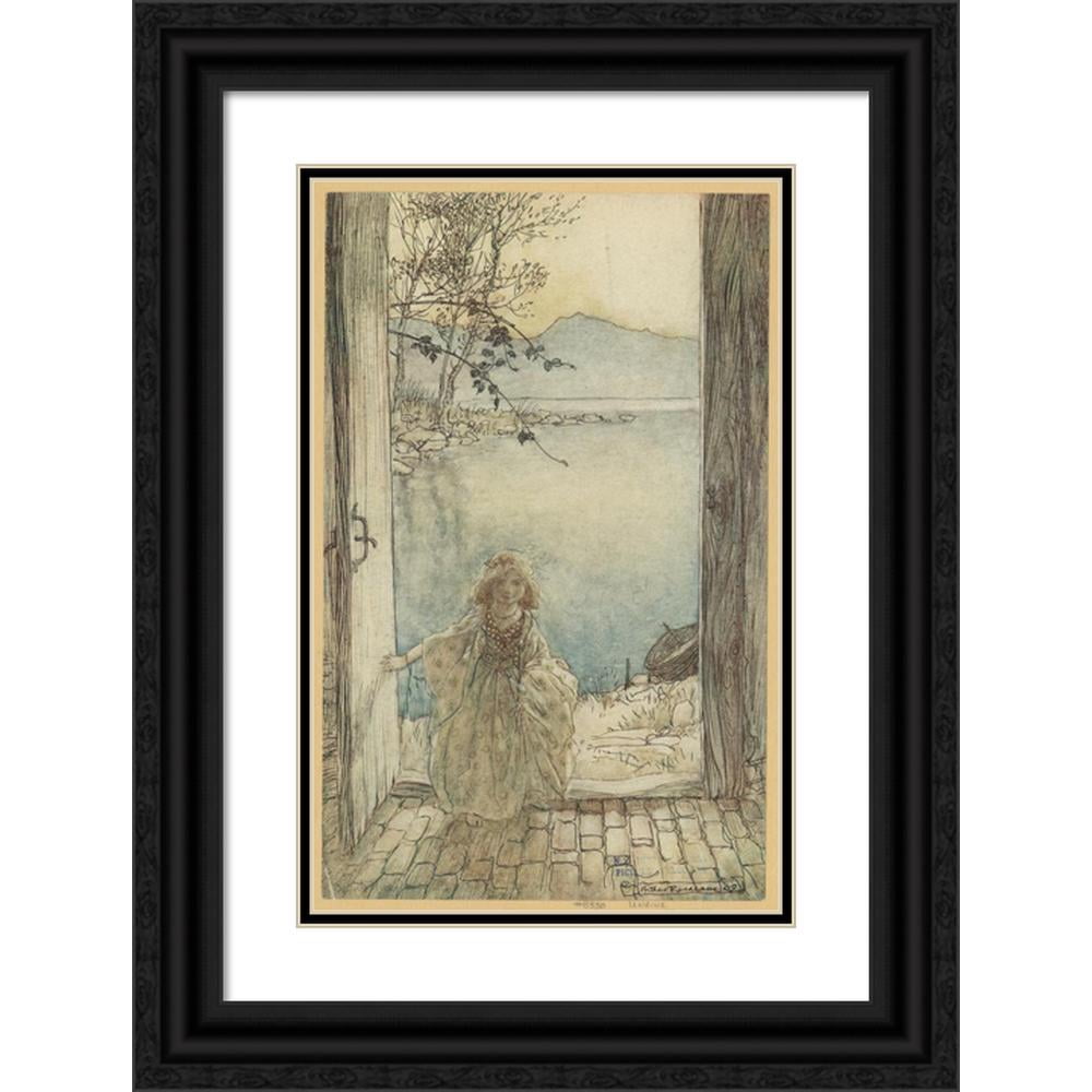 Arthur Rackham 11x14 Black Ornate Wood Framed Double Matted Museum Art ...