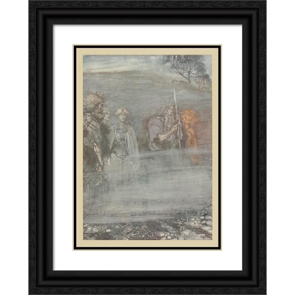 Arthur Rackham 11x14 Black Ornate Wood Framed Double Matted Museum Art ...