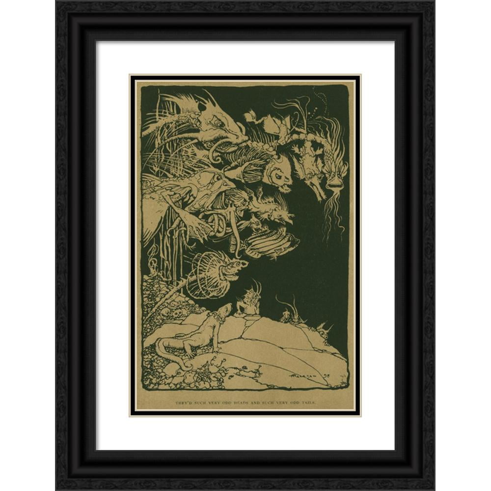 Arthur Rackham 11x14 Black Ornate Wood Framed Double Matted Museum Art ...