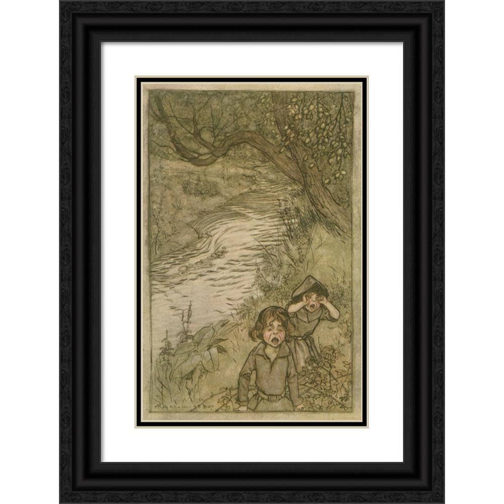 Arthur Rackham 11x14 Black Ornate Wood Framed Double Matted Museum Art ...