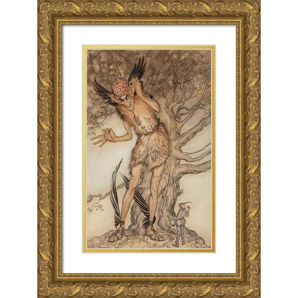 Arthur Rackham 11x14 Gold Ornate Wood Frame and Double Matted Museum ...