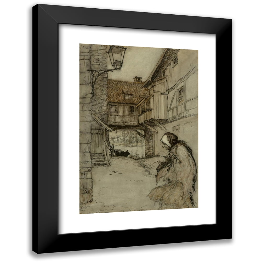 Arthur Rackham 13x18 Black Modern Framed Museum Art Print Titled ...