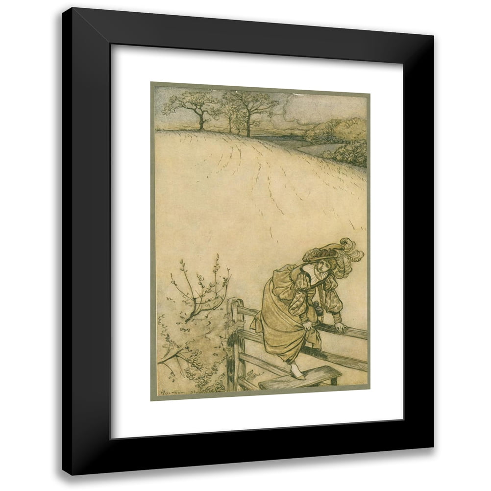 Arthur Rackham 13x18 Black Modern Framed Museum Art Print Titled ...