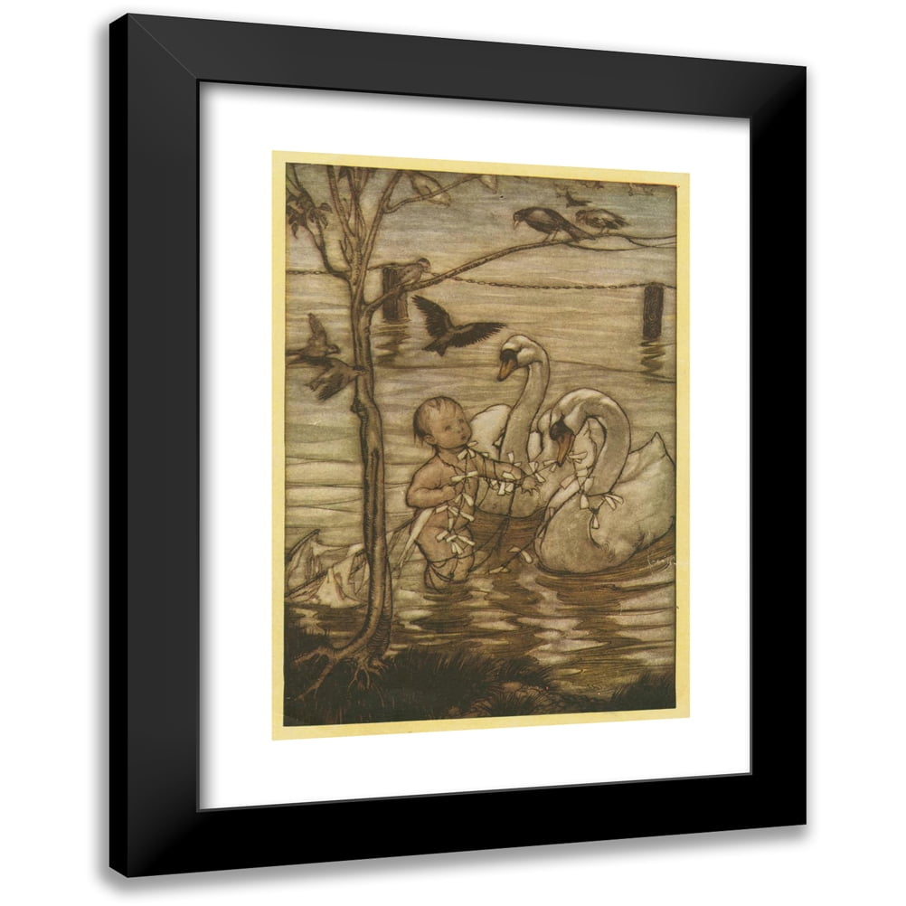 Arthur Rackham 14x18 Black Modern Framed Museum Art Print Titled ...