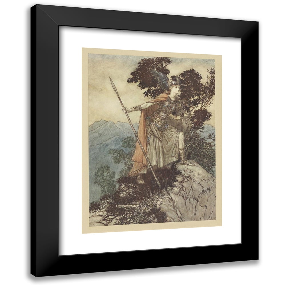 Arthur Rackham 14x18 Black Modern Framed Museum Art Print Titled ...
