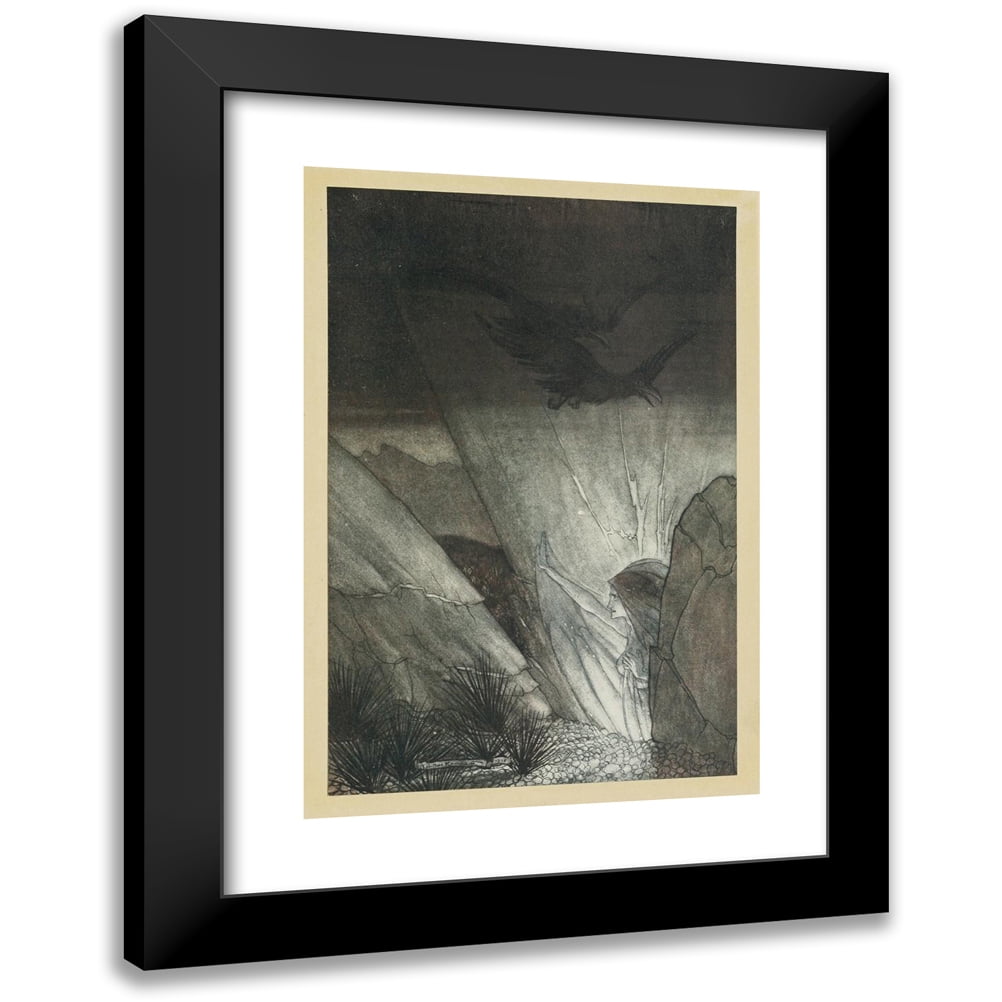 Arthur Rackham 14x18 Black Modern Framed Museum Art Print Titled - ‘Hey ...