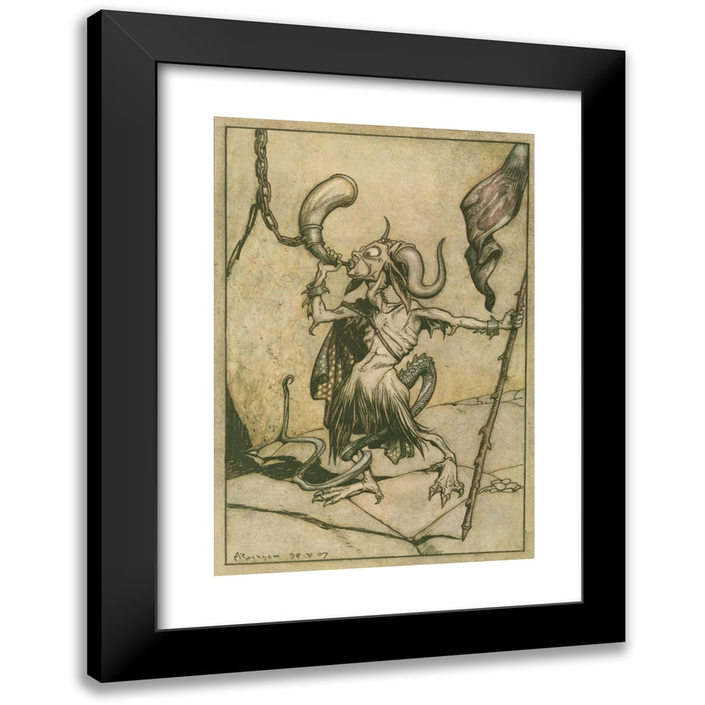 Arthur Rackham 14x18 Black Modern Framed Museum Art Print Titled - The ...