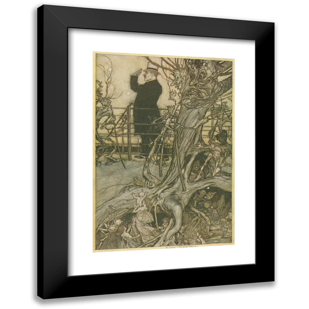 Arthur Rackham 14x18 Black Modern Framed Museum Art Print Titled - The ...