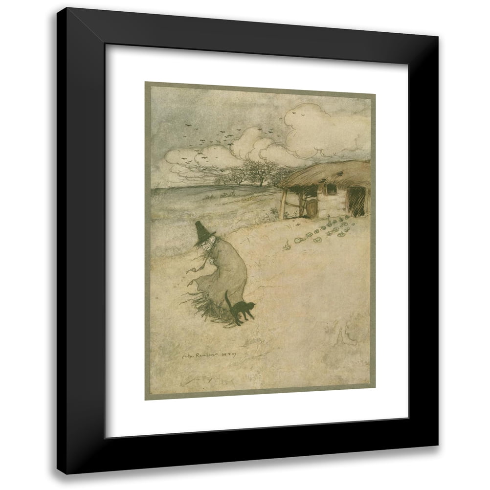 Arthur Rackham 14x18 Black Modern Framed Museum Art Print Titled ...