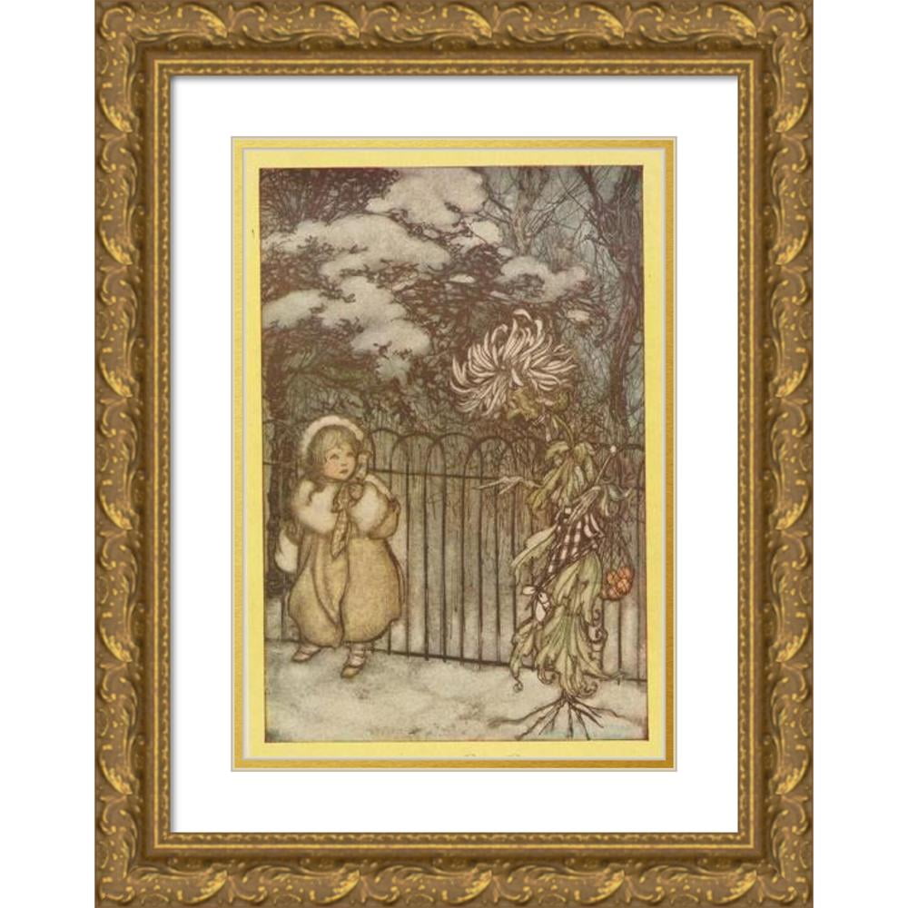 Arthur Rackham 14x18 Gold Ornate Wood Frame and Double Matted Museum ...