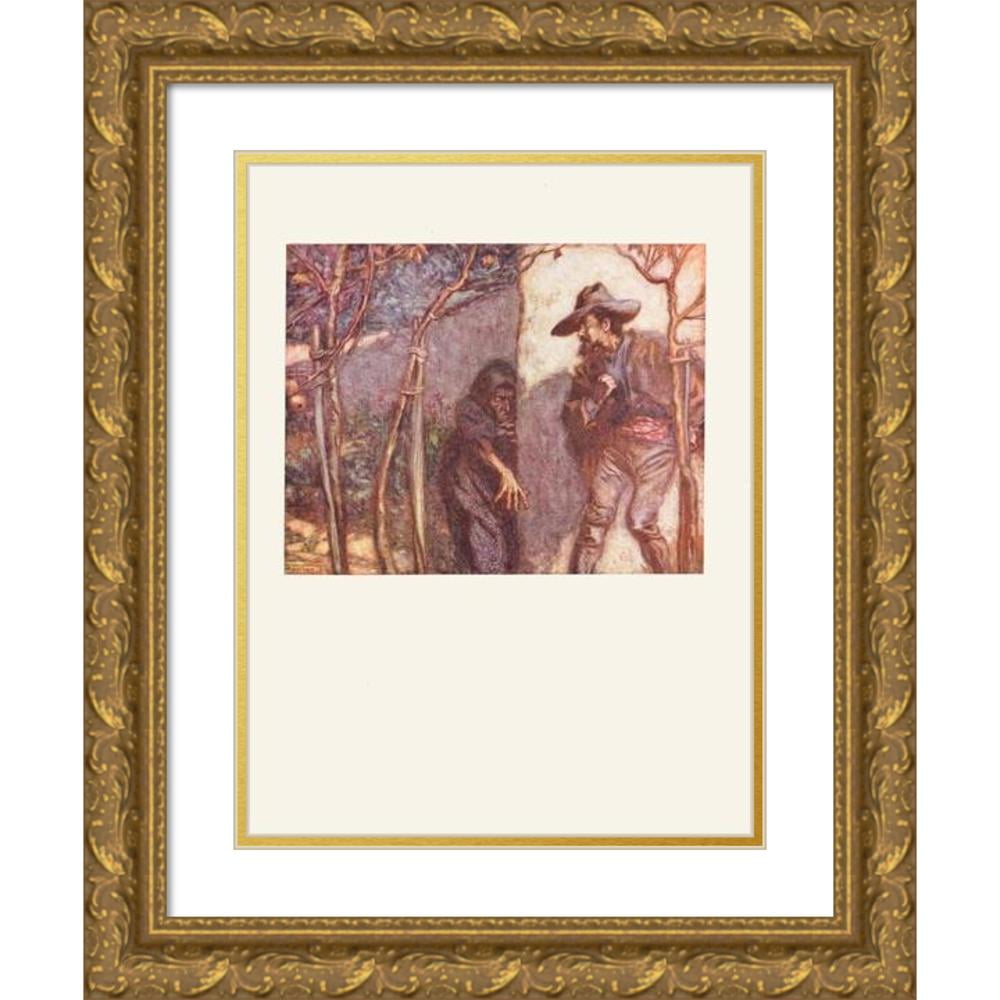Arthur Rackham 14x18 Gold Ornate Wood Frame and Double Matted Museum ...