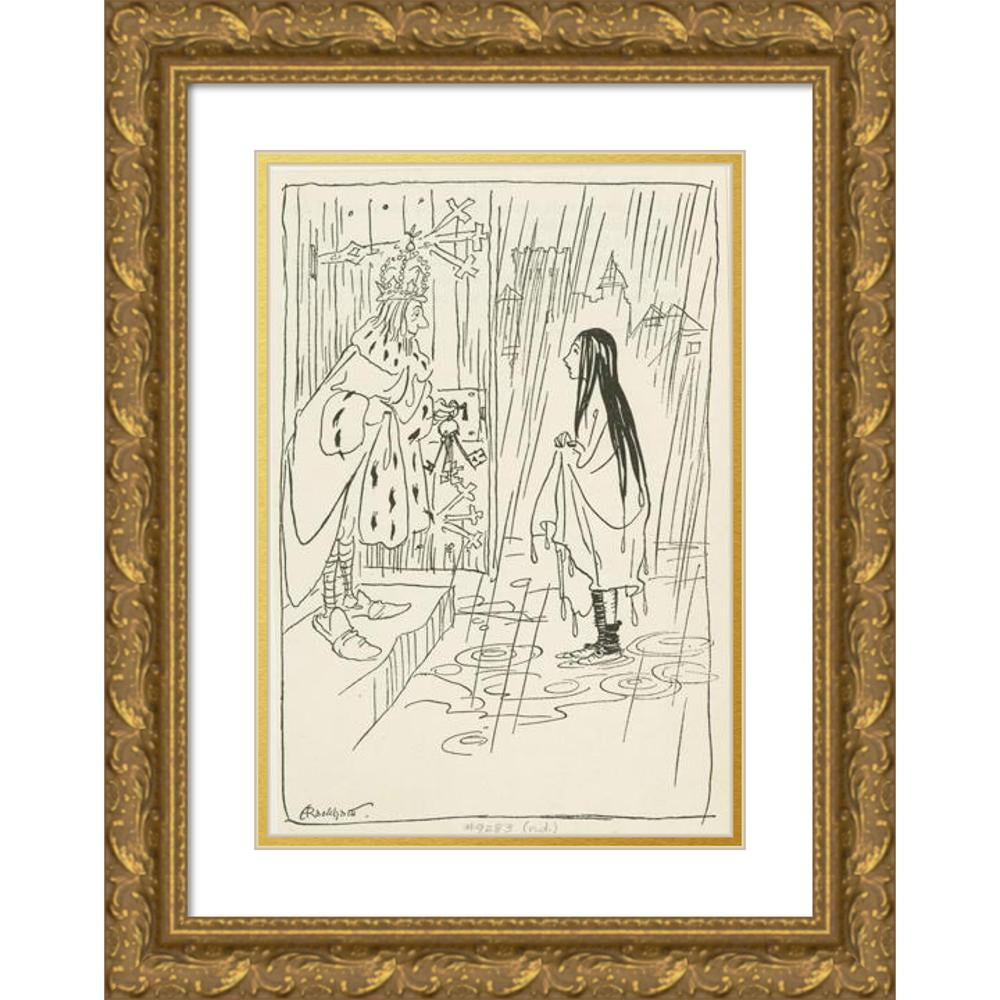 Arthur Rackham 14x18 Gold Ornate Wood Frame and Double Matted Museum ...