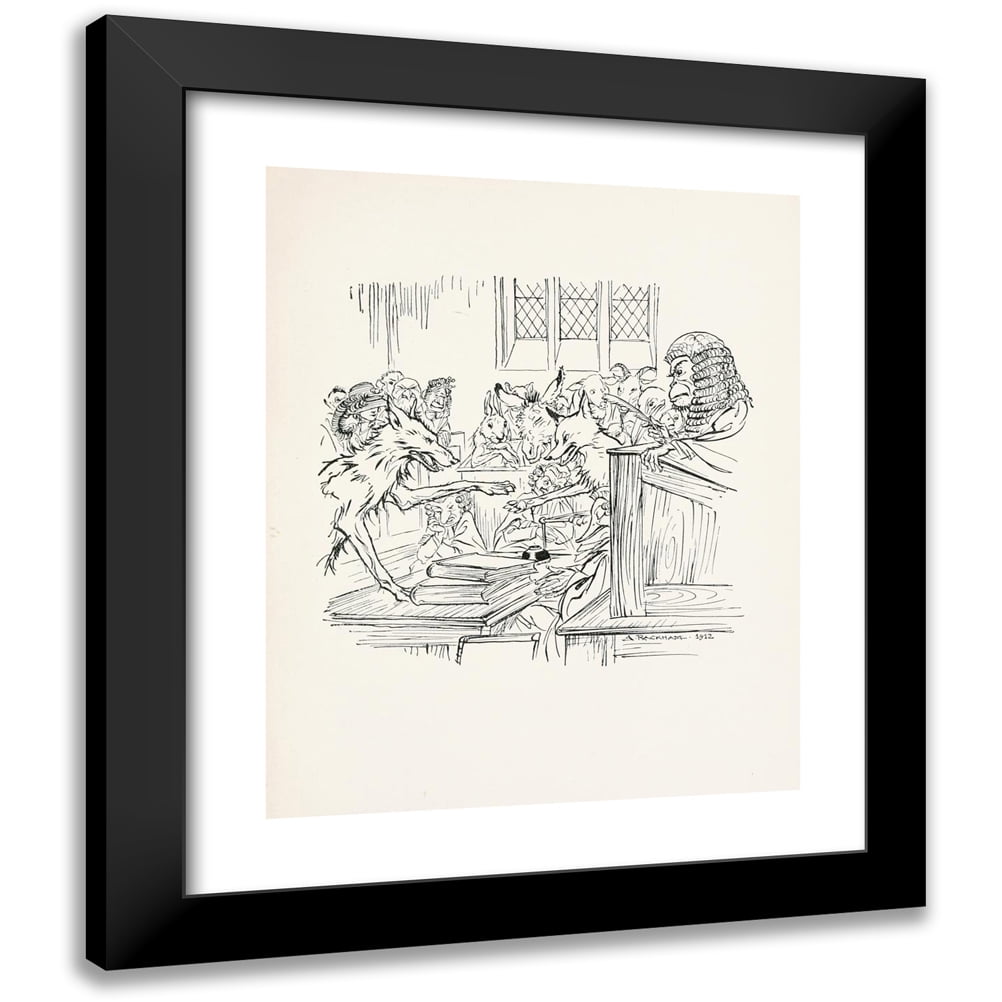 Arthur Rackham 15x18 Black Modern Framed Museum Art Print Titled - The ...