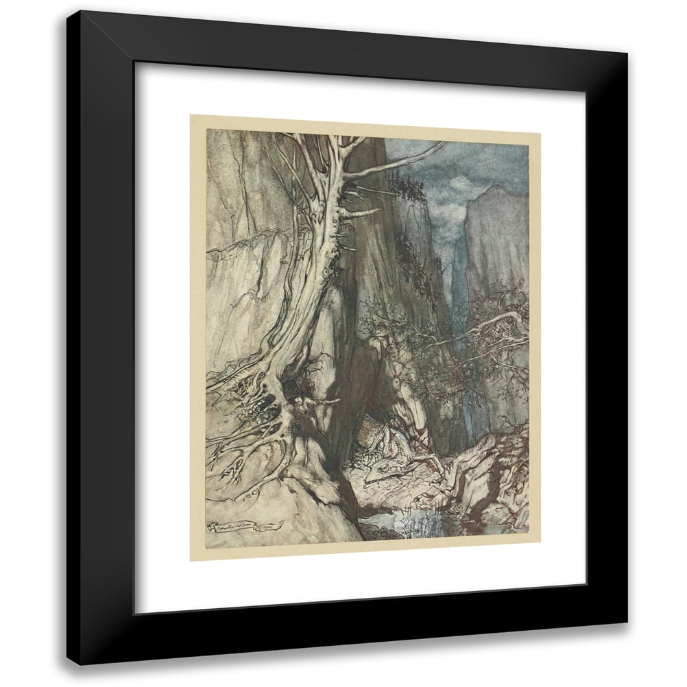 Arthur Rackham 15x18 Black Modern Framed Museum Art Print Titled ...