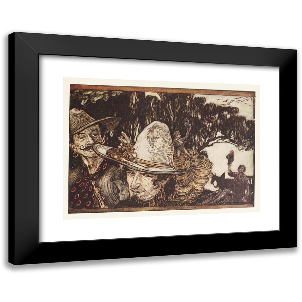 Arthur Rackham 18x14 Black Modern Framed Museum Art Print Titled - When ...