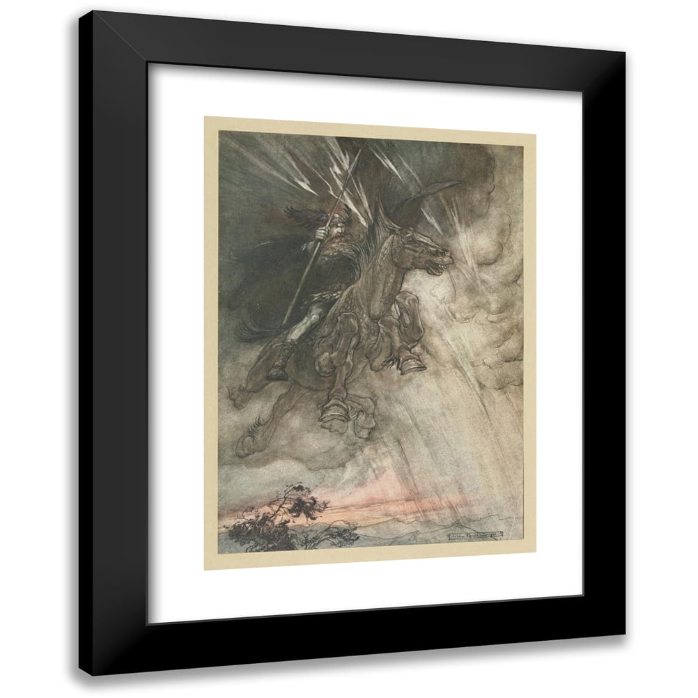Arthur Rackham 18x24 Black Modern Framed Museum Art Print Titled ...