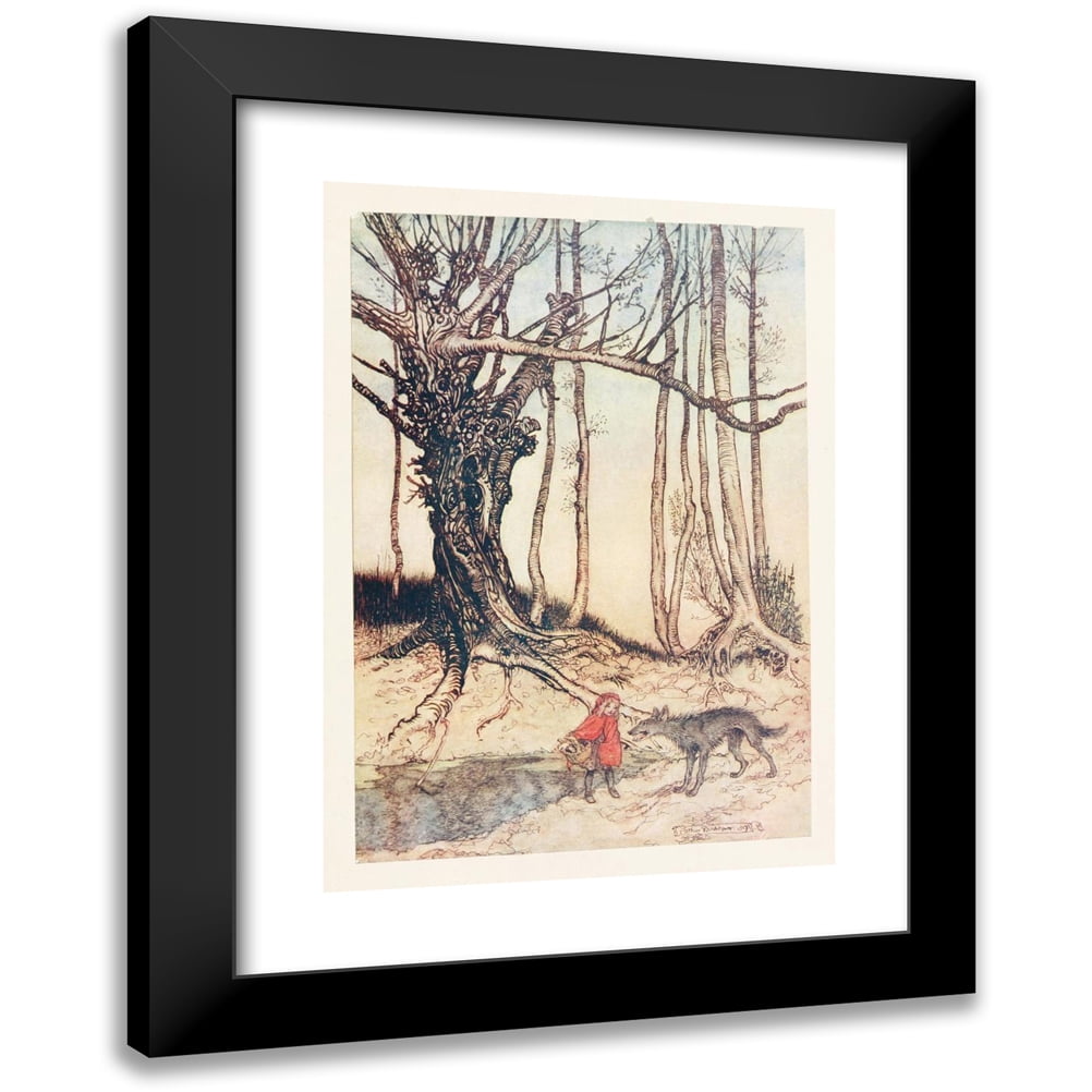 Arthur Rackham 18x24 Black Modern Framed Museum Art Print Titled - When ...
