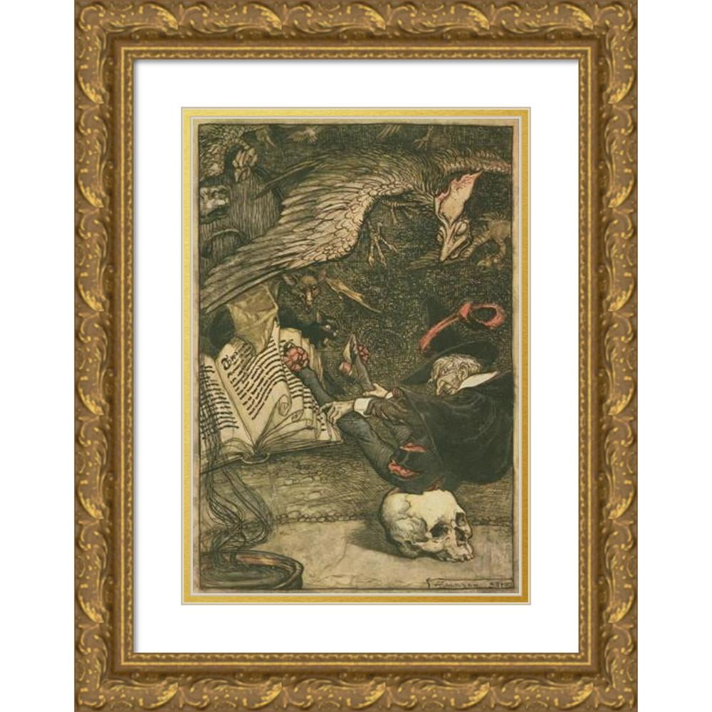 Arthur Rackham 18x24 Gold Ornate Framed and Double Matted Museum Art ...