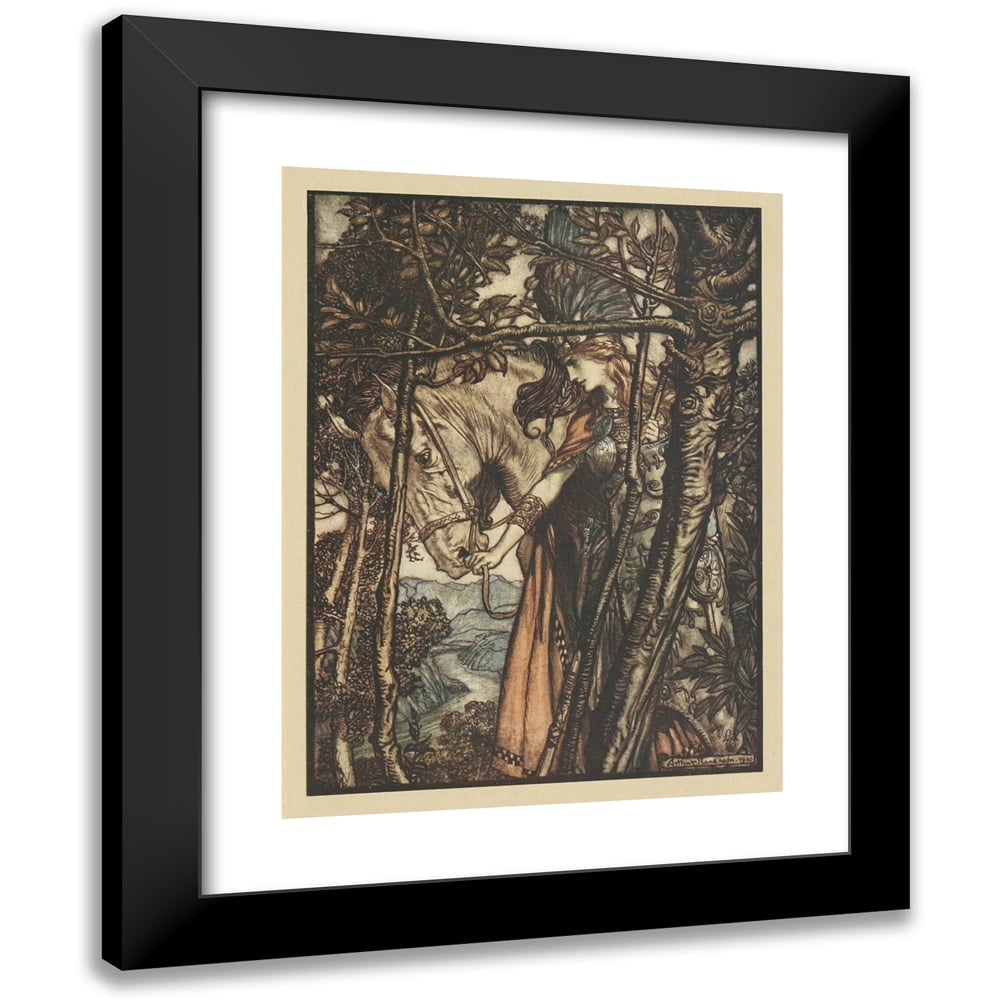 Arthur Rackham 19x24 Black Modern Framed Museum Art Print Titled ...