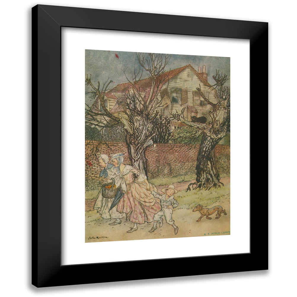Arthur Rackham 19x24 Black Modern Framed Museum Art Print Titled - Marvellous Tales of Haunted ...