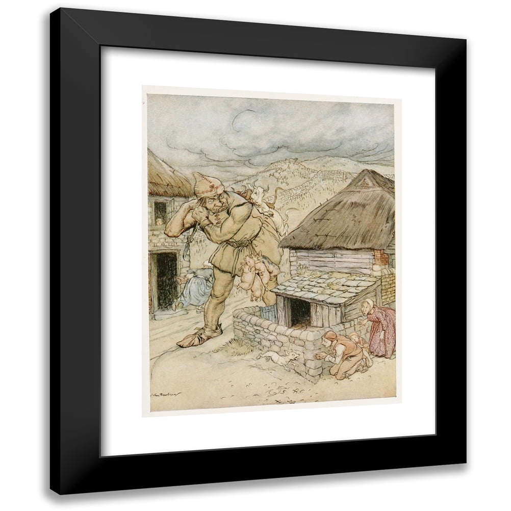 Arthur Rackham 19x24 Black Modern Framed Museum Art Print Titled - The ...