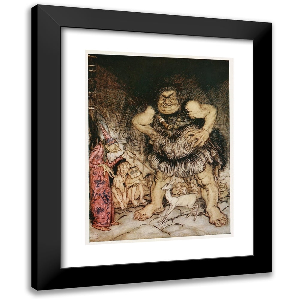 Arthur Rackham 19x24 Black Modern Framed Museum Art Print Titled - The ...
