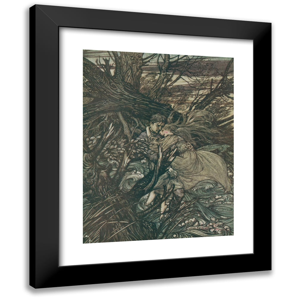 Arthur Rackham 19x24 Black Modern Framed Museum Art Print Titled - ‘The ...