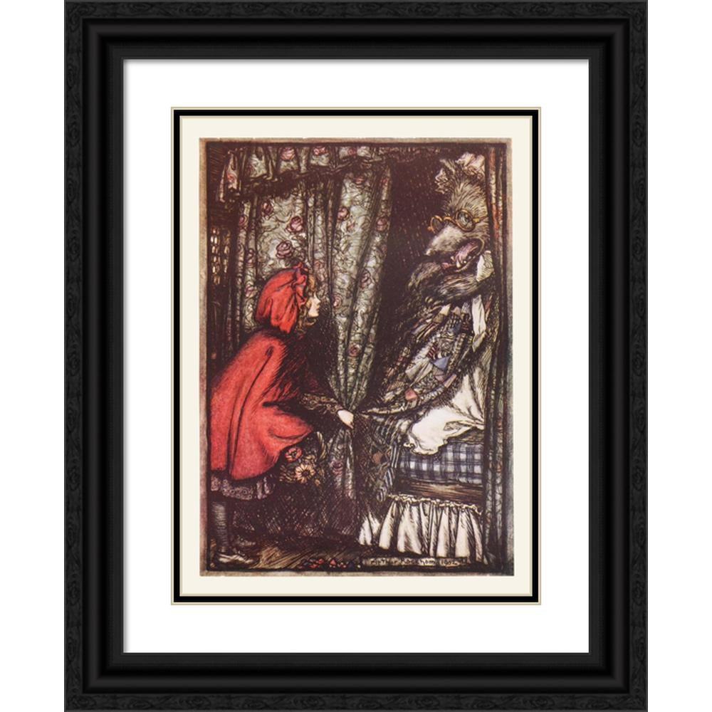 Arthur Rackham 19x24 Black Ornate Framed Double Matted Museum Art Print ...