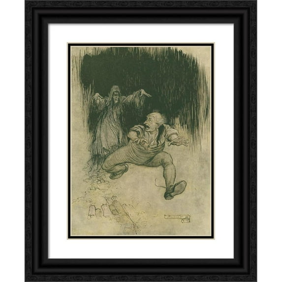 Arthur Rackham 19x24 Black Ornate Framed Double Matted Museum Art Print ...
