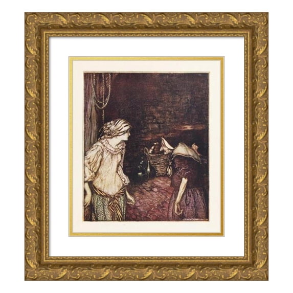 Arthur Rackham 20x23 Gold Ornate Framed and Double Matted Museum Art ...