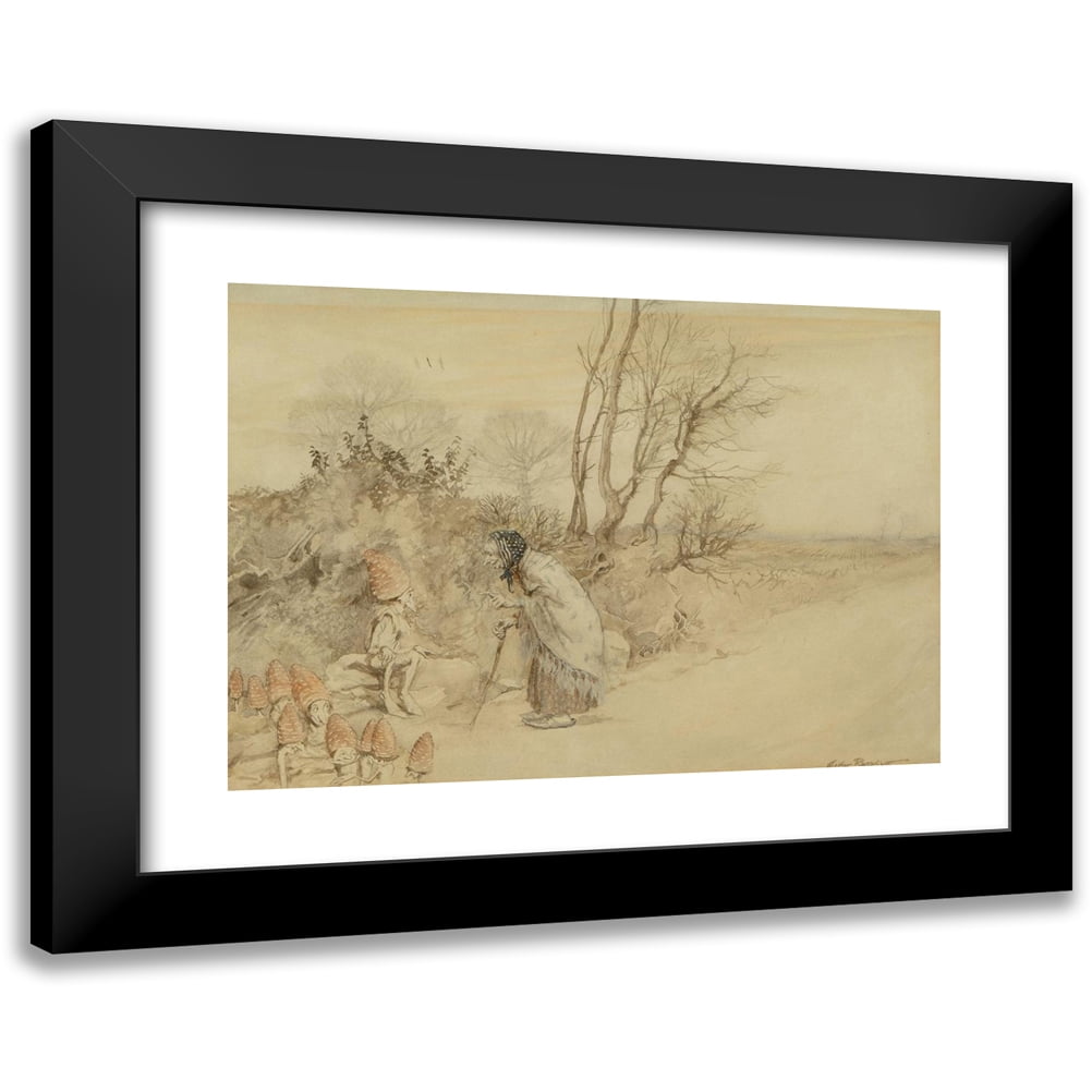 Arthur Rackham 24x18 Black Modern Framed Museum Art Print Titled - A ...