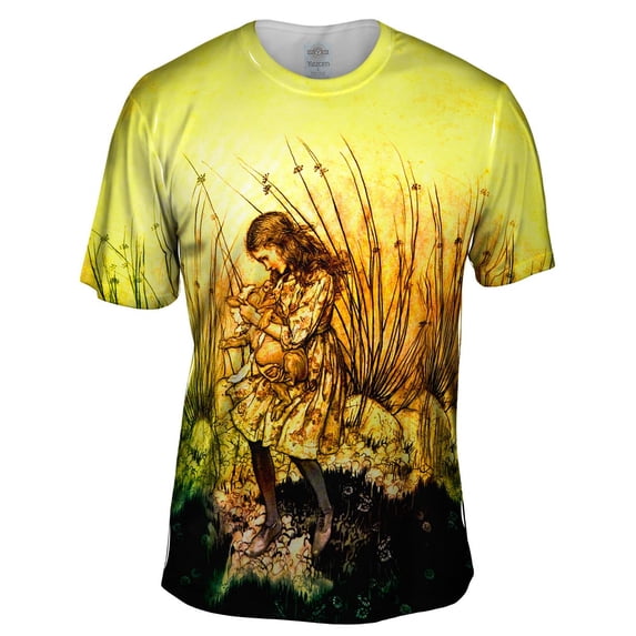 Arthur Rackham - Alice In Wonderland 1907 Mens T-Shirt All Over Print ...
