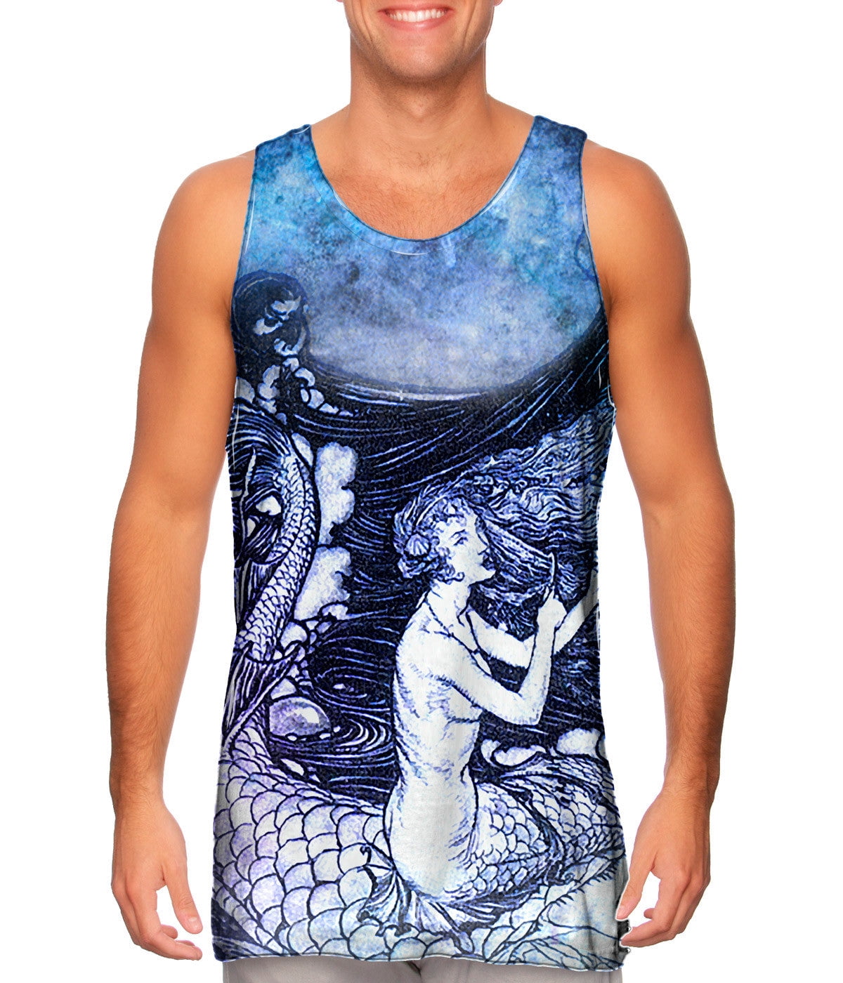 Arthur Rackham Mermaid Gold Emblems Tank Top - Walmart.com