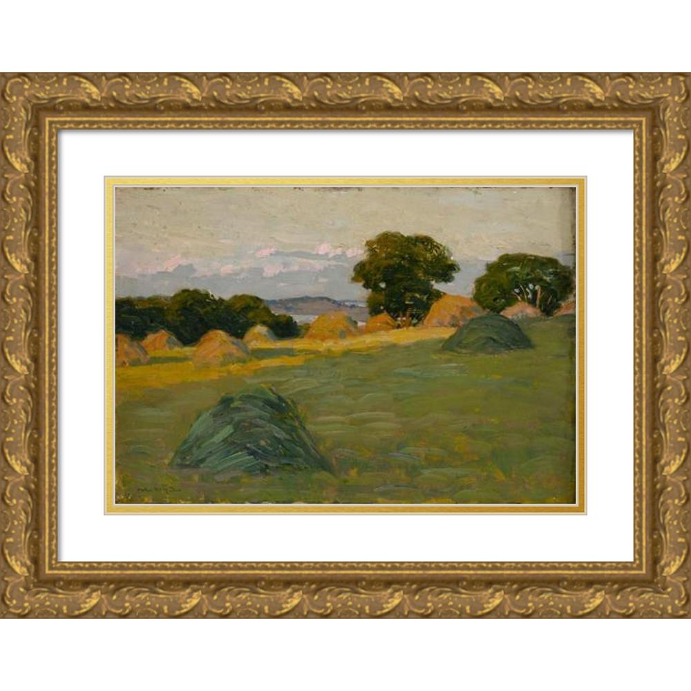 Arthur Wesley Dow 24x18 Gold Ornate Framed and Double Matted Museum Art ...
