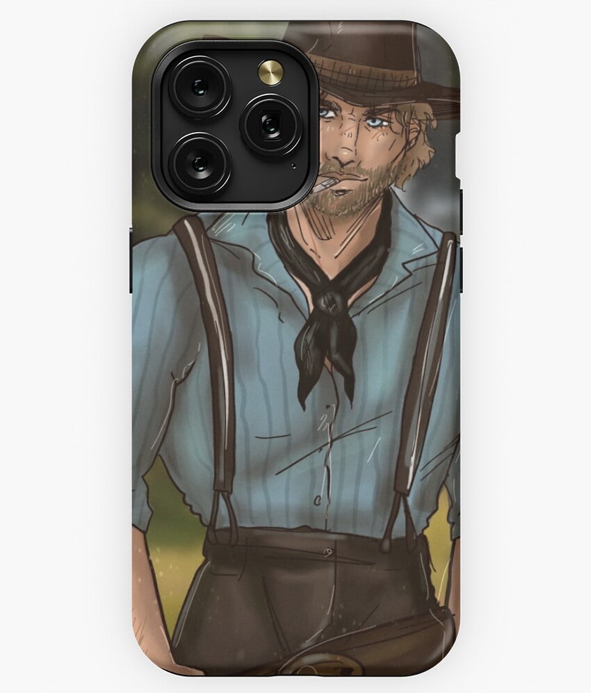Arthur at Clemens RDR2 Art M2499 Phone Case for iPhone 17 16 15 14 13 ...