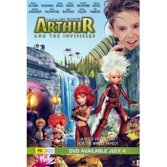 Arthur & the Invisibles Movie Poster - 11 x 17 in. - Walmart.com