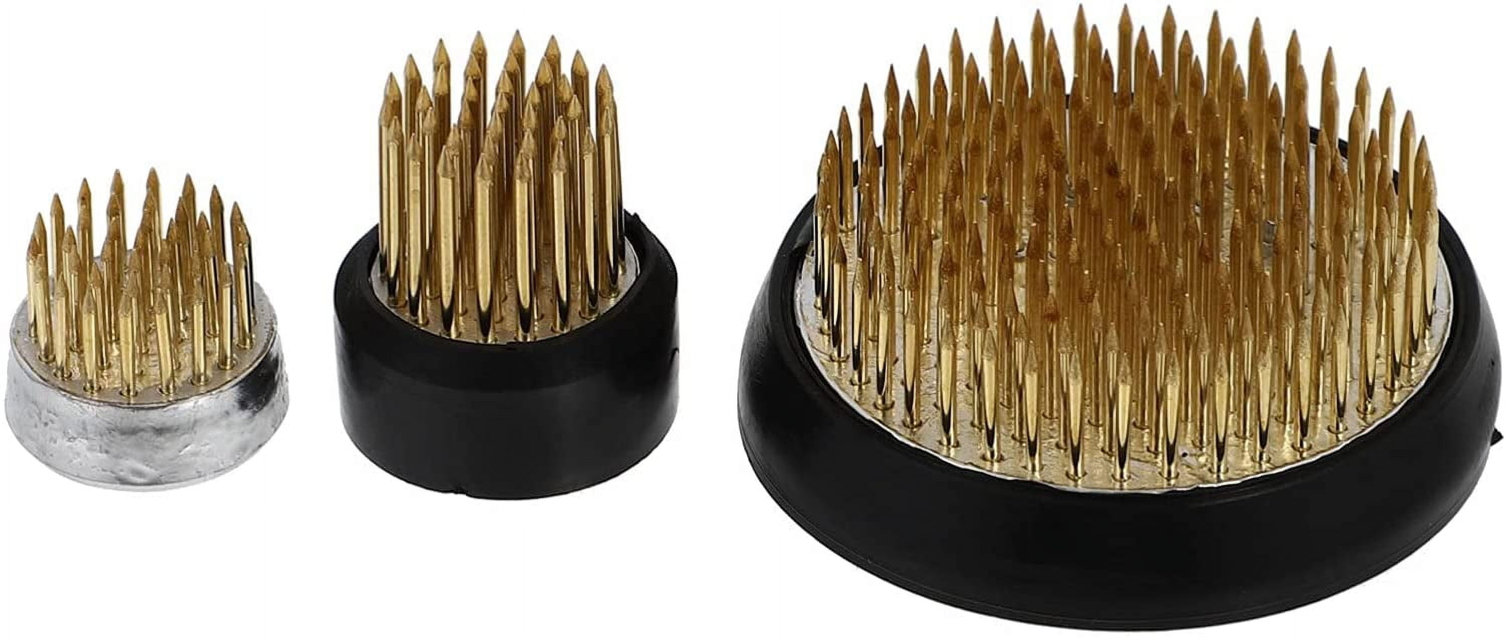 Artibetter 3pcs Floral Frogs Flower Holder Round Flower Arranger Round ...