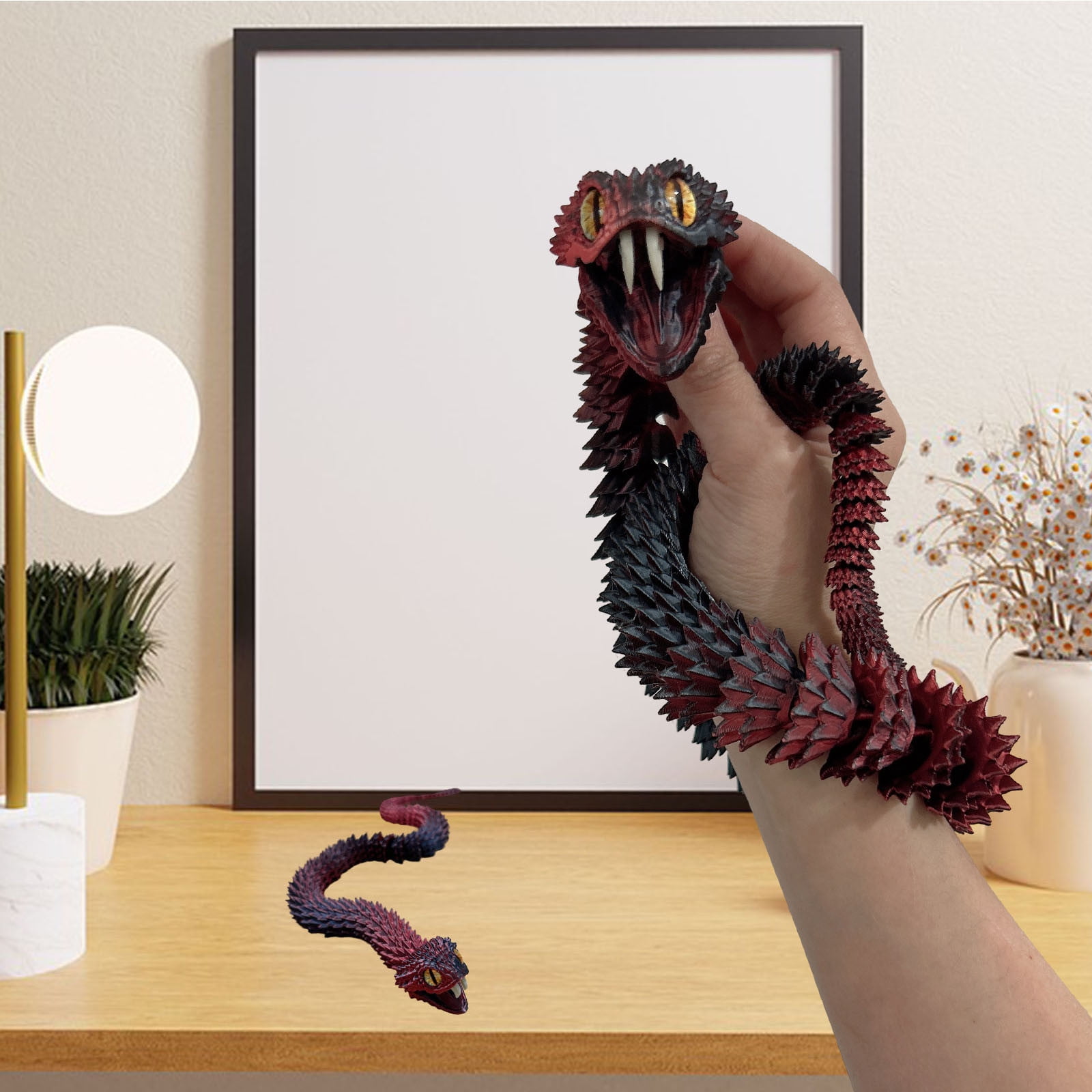 Novelty Funny Toy 3D Printed Animals Articulated Toys Animal Model ...