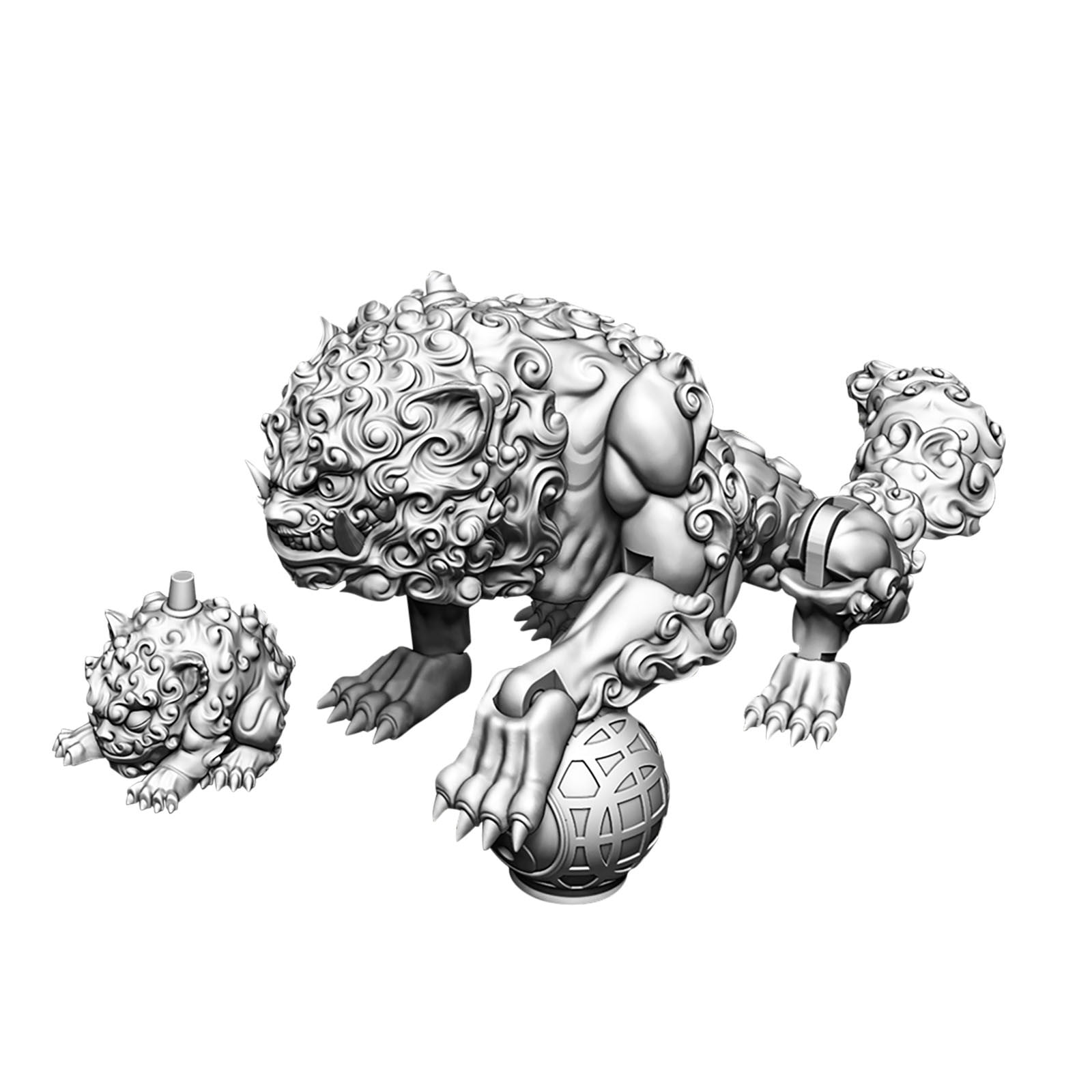 Articulated 3D Printed Figurines, Rotatable Joints Model, Durable ...