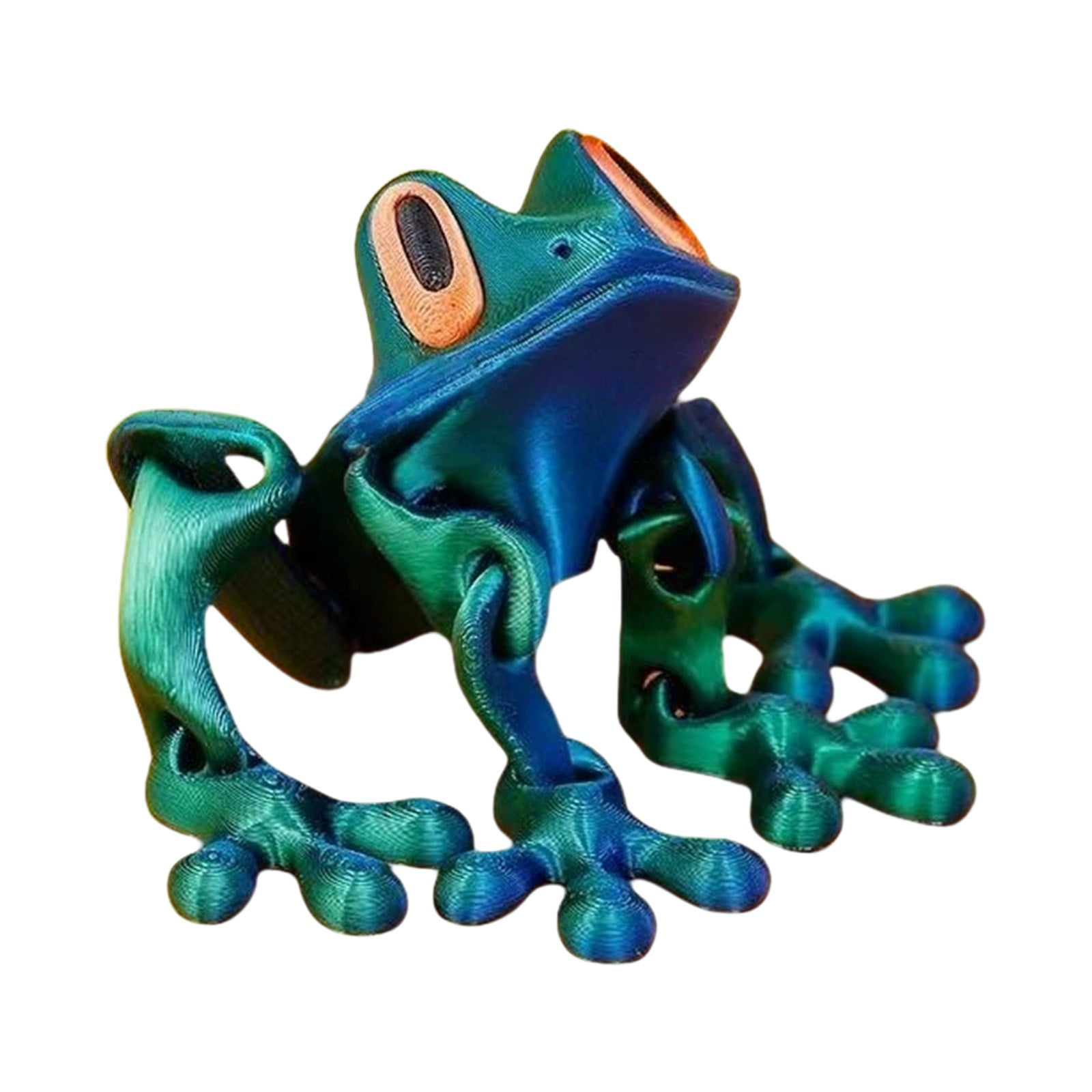 Articulated 3D Printed Frog Fridge Magnets, Poseable Locker Decor for ...
