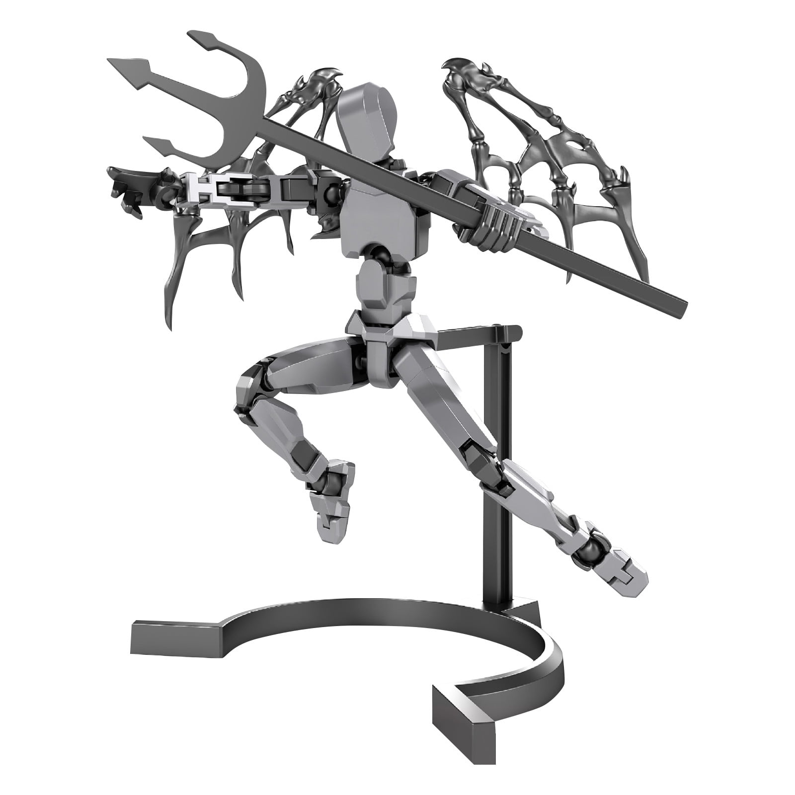 Articulated Action Figure with Dynamic Pose and Accessories for ...