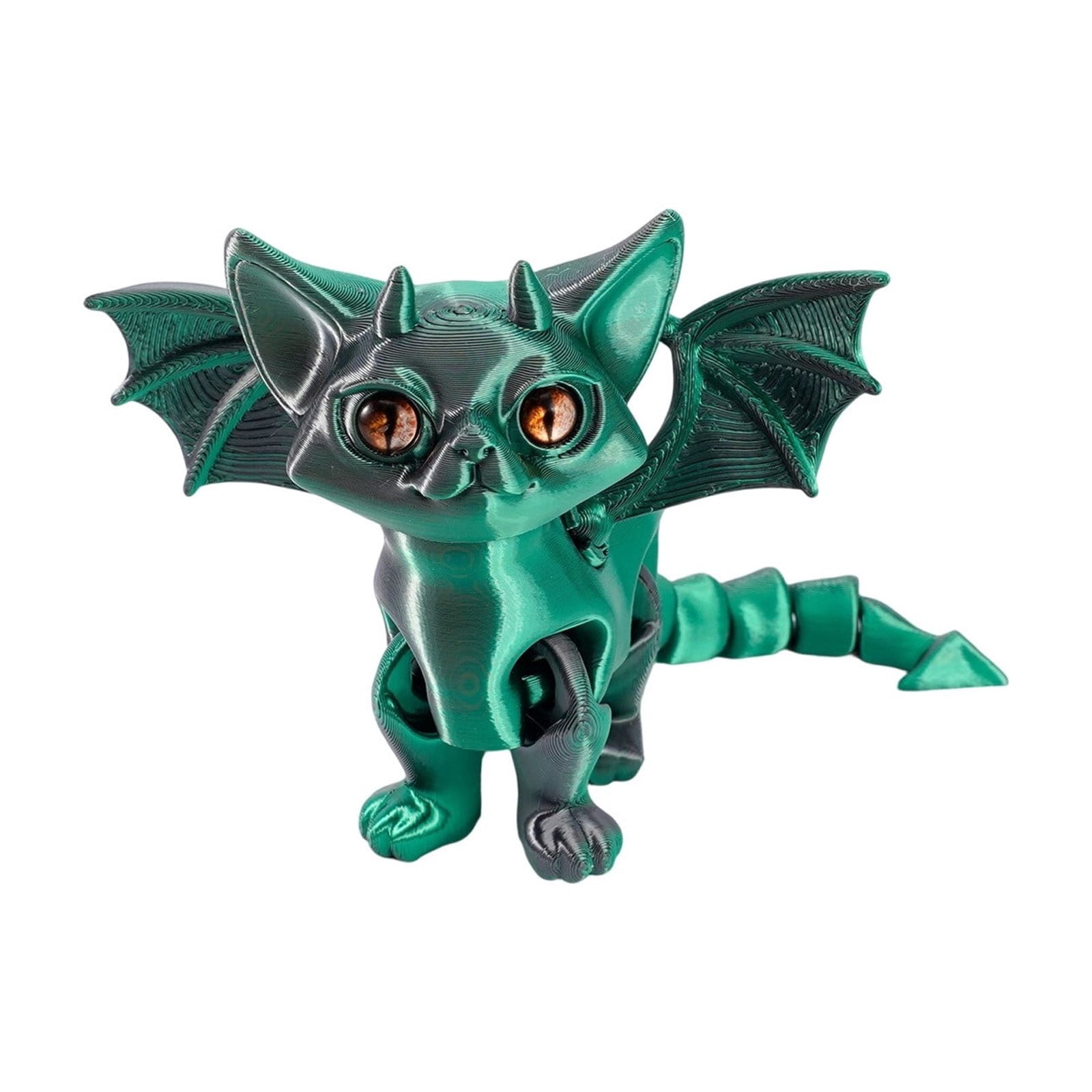 Articulated Angel/Demon Cat Figure - 16cm Movable Joint 3D Printed ...