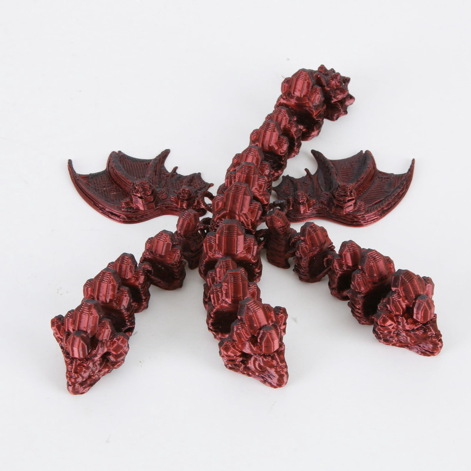 Articulated Dragon 3D Printed Rockyhydra Model Multi Jointed Flexible ...
