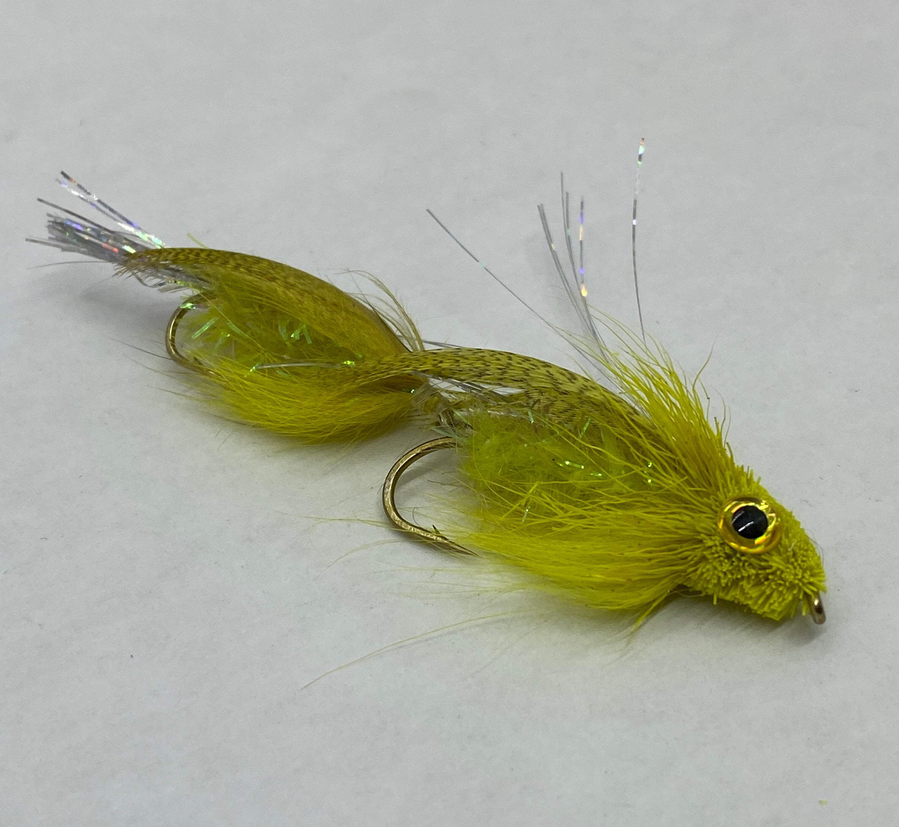 Articulated Drunk and Disorderly - Light Olive - Articulated Streamer ...