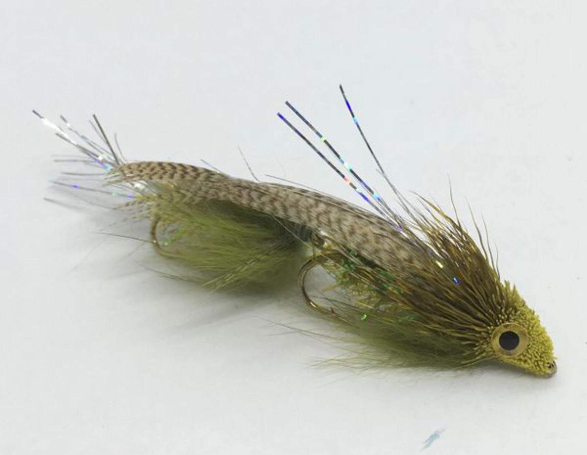 Articulated Drunk and Disorderly - Olive - Articulated Streamer ...