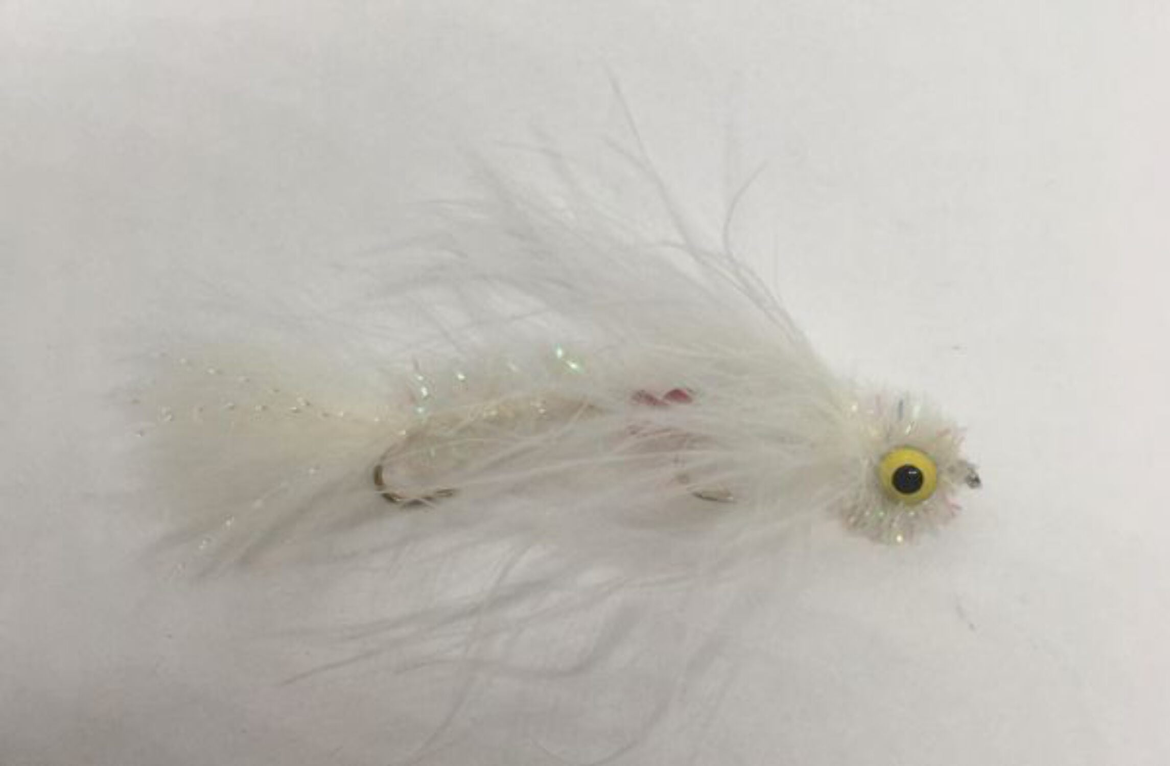Articulated Marabou Poodle - White - Articulated Streamer - Walmart.com