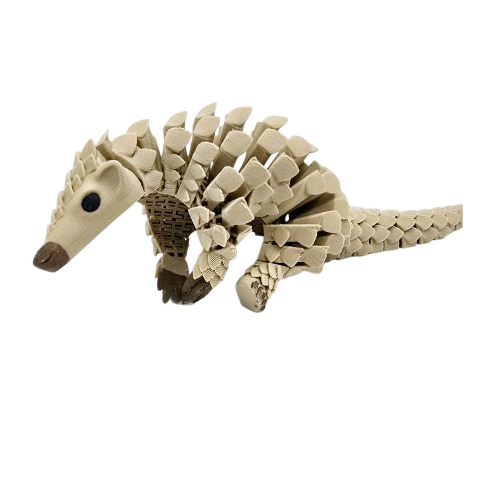 Articulated Pangolin 3D Printed Sensory Fidget, Premium Linking System ...