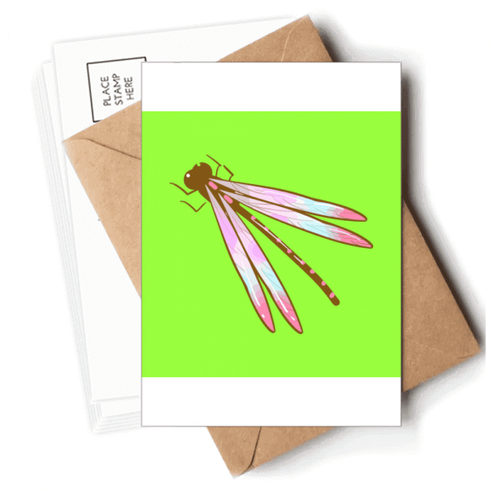 Articulated Pod Dragonfly Odonata Postcards Envelopes Blank Note Cards ...